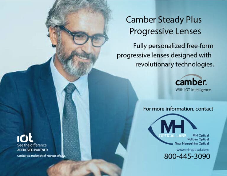 Introducing Camber Steady Plus Progressive Lenses | M H Optical